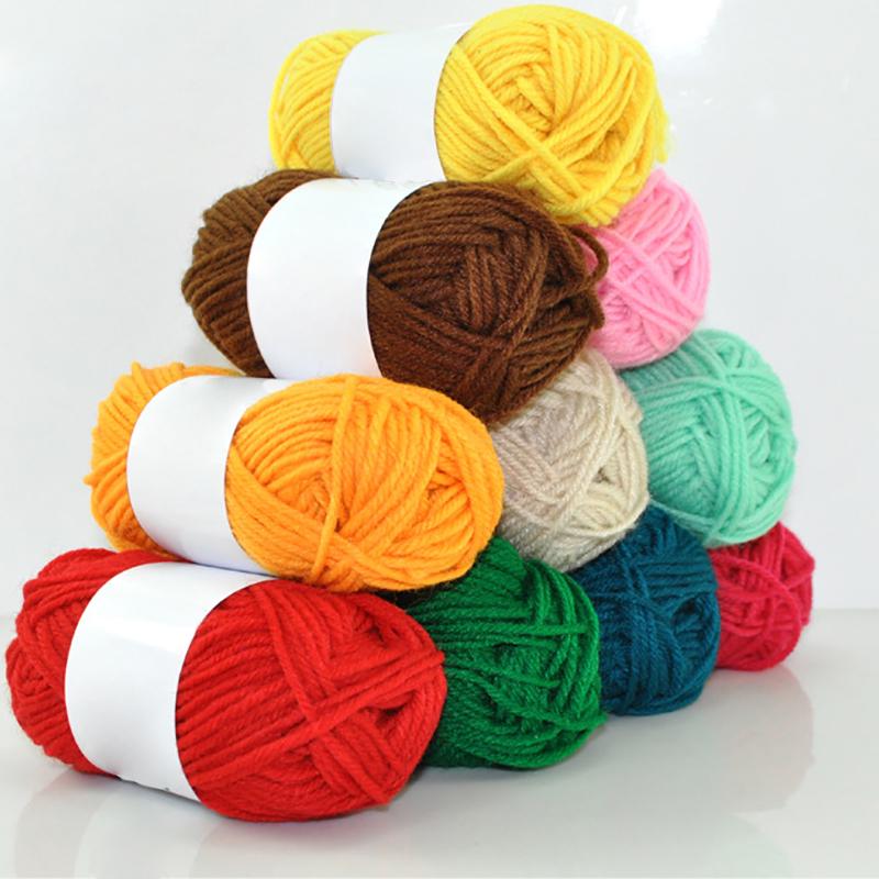 Buy 1PC Hand Woven Wool Yarn Knitting Coarse Sweater Knitting Soft DIY ...