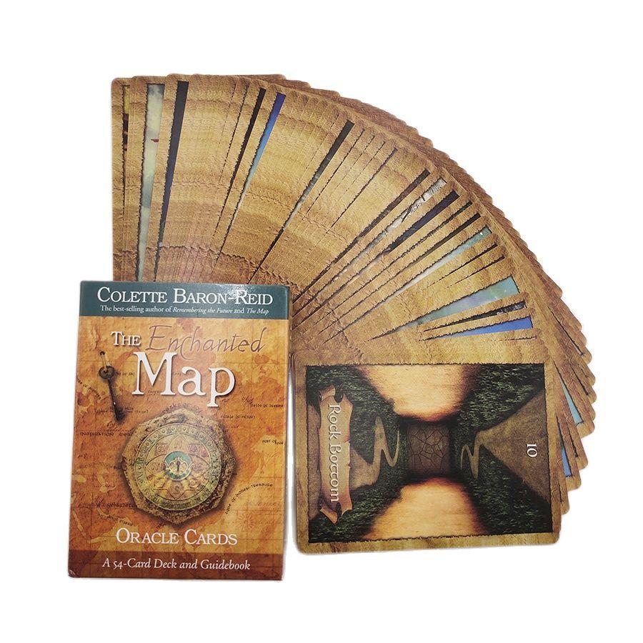 Buy Enchanted Map Oracle Card Coated Paper 44 Card Fate Divination ...