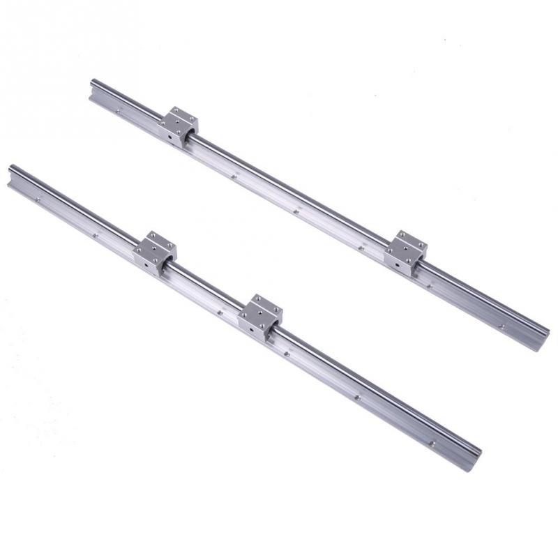 Linear Bearing Rail,2pcs SBR12-700mm 12MM Linear Bearing Rail Slide ...