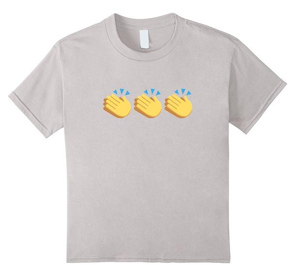 Buy Slow Clap Emoji T-Shirt Sarcastic Applause Hands Emoticon at ...