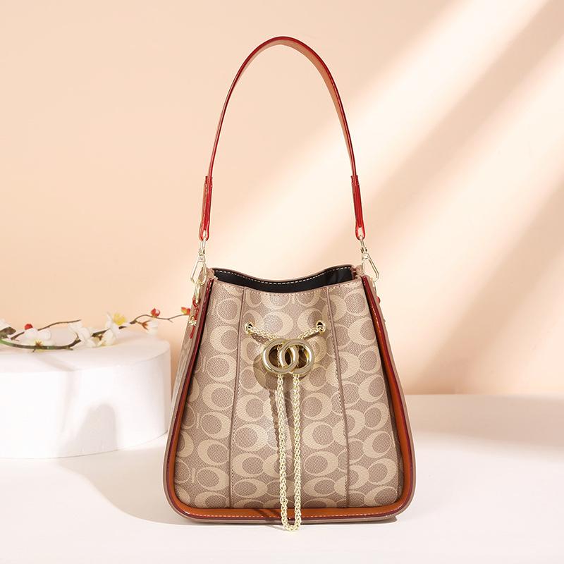 Buy Textured Diagonal Bag Presbyopia Fashion Casual Beam Mouth Handbag ...