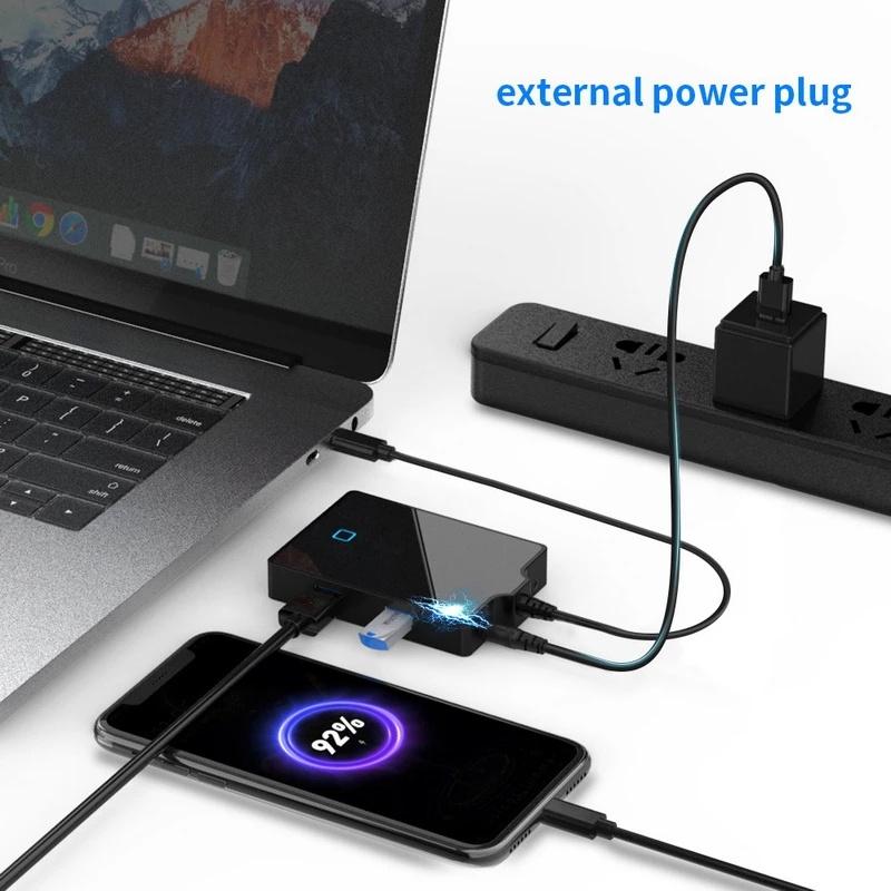 Satın alın 7 In 1 Portable Tablet Laptop Multiport PD Fast Charging Usb ...