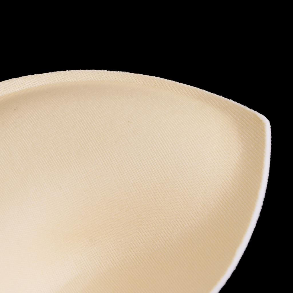 3 Pairs Women Bikini Triangle Bra Pads Inserts Sponge Foam Push Up Pad ...