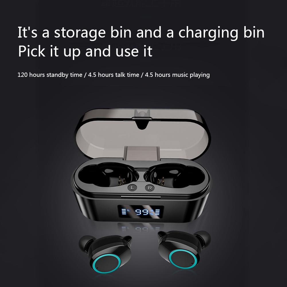 Buy X15 TWS Earbuds Bluetooth In-ear Headphones w/Digital Display ...