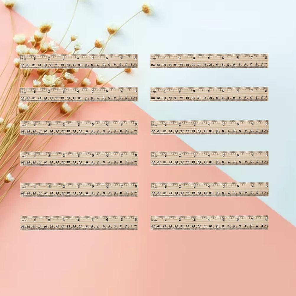 Buy 30Pcs Straight Ruler Practical Measuring Tool Training Aid Ruler ...