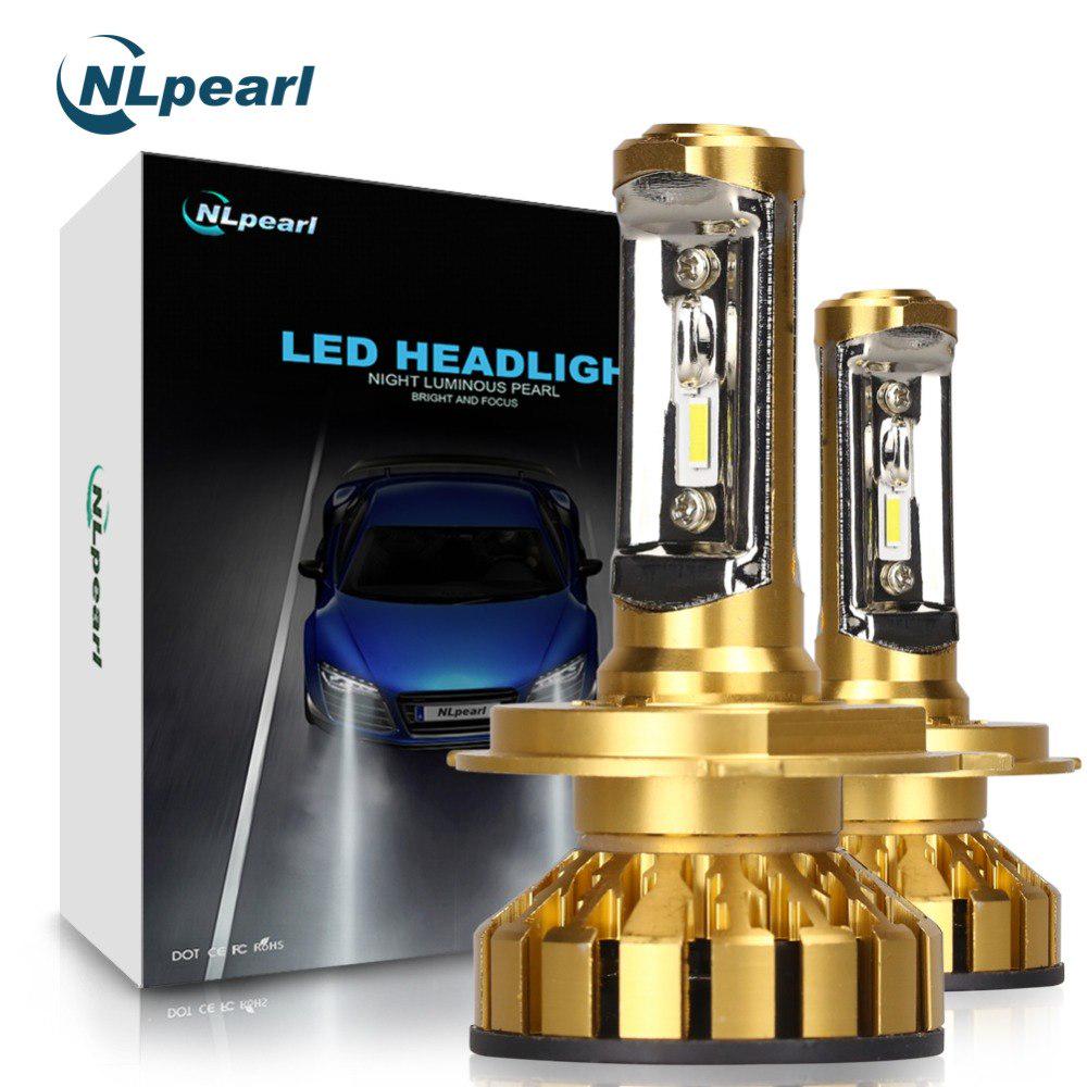 Buy NLpearl ZES 10000LM H7 H4 LED Headlight Bulb 50W H1 9005 9006 H11 H8 H9 6000K 12V Auto LED ...