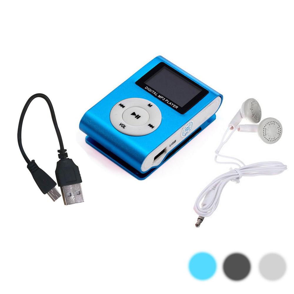 Buy Mini USB Clip MP3 Player LCD Screen Support 32GB Micro SD TF Card ...