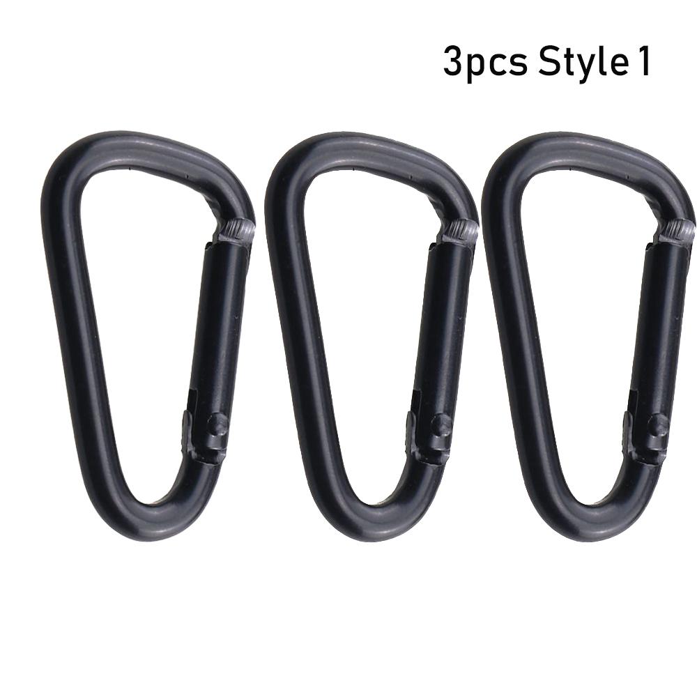 Satın alın Climbing Camping Hiking Packback Buckles Black D Carabiner ...