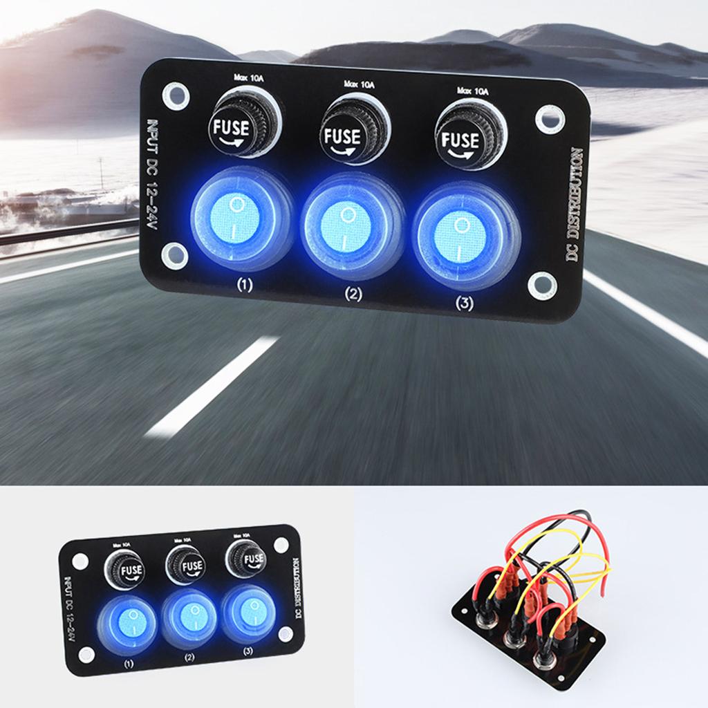 Multifunctional Vehicle Boat External Power Panel 12-24V Overcurrent ...