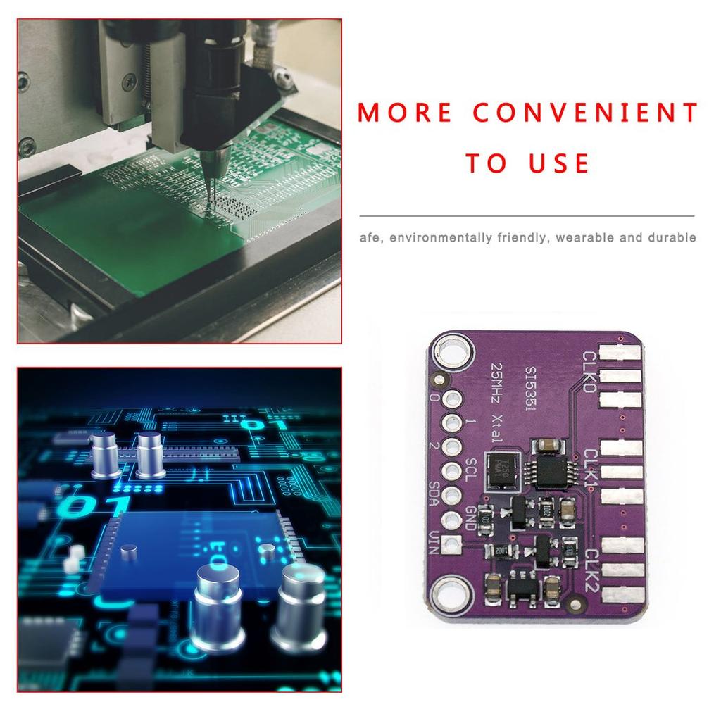 💰Kaufe SX DC 3V 5V SI5351 SI5351A I2C Clock Signal Generator Module ...