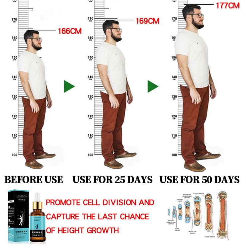 Buy 30ml Height Increasing Oil Medicine Body Grow Taller Essential Oil ...