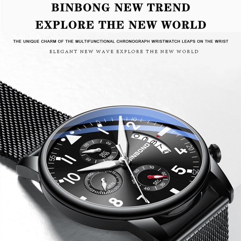 Buy With Gift Box Men's Waterproof Fashion Simple Automatic Machinery ...