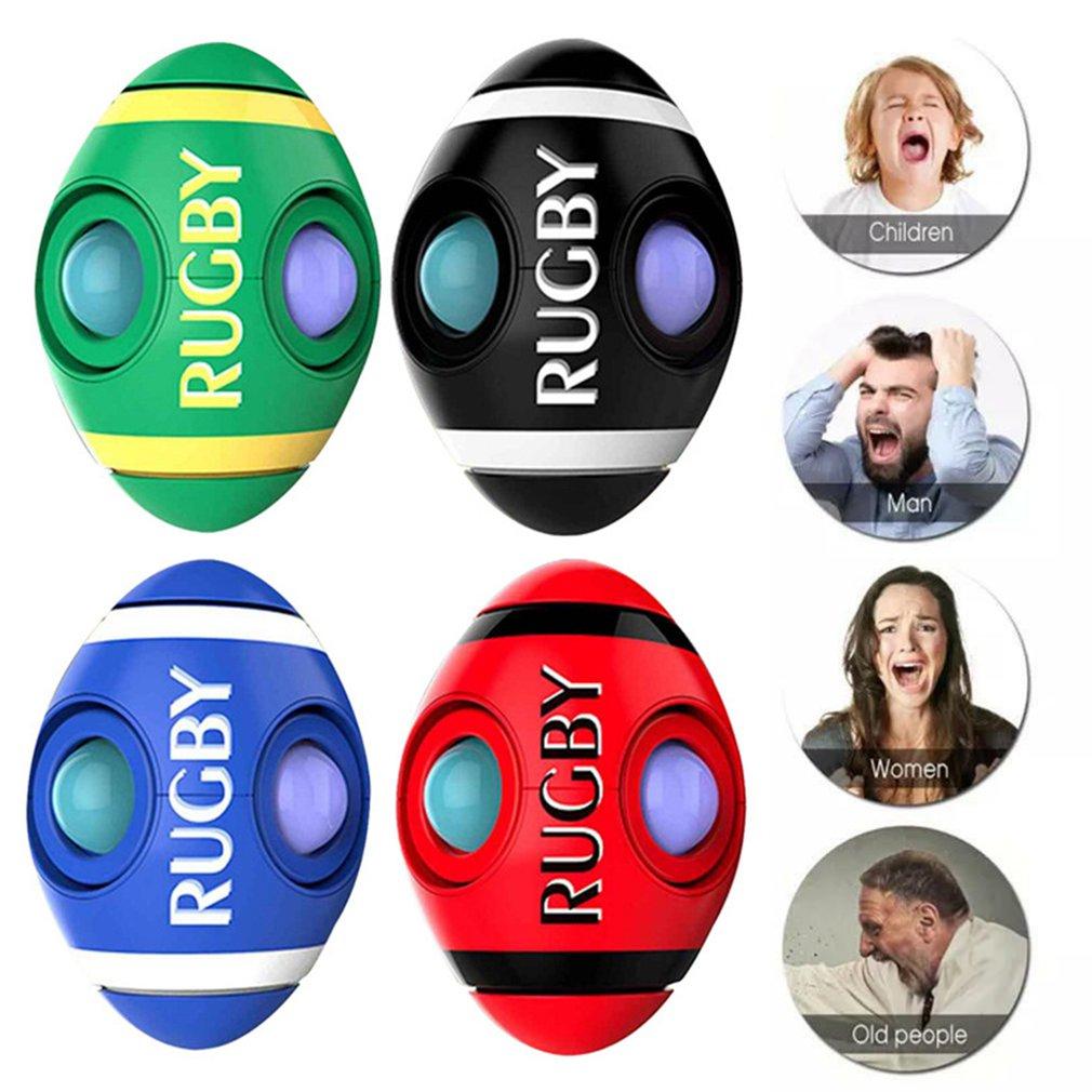 Buy Push Silicone Bubbles Anti-stress Relief Rugby Fidget Toy Finger ...