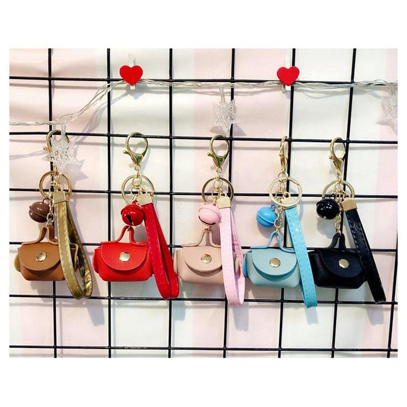 Buy 5-color Beautiful Leather Keychain With Rainbow-colored Belt And ...