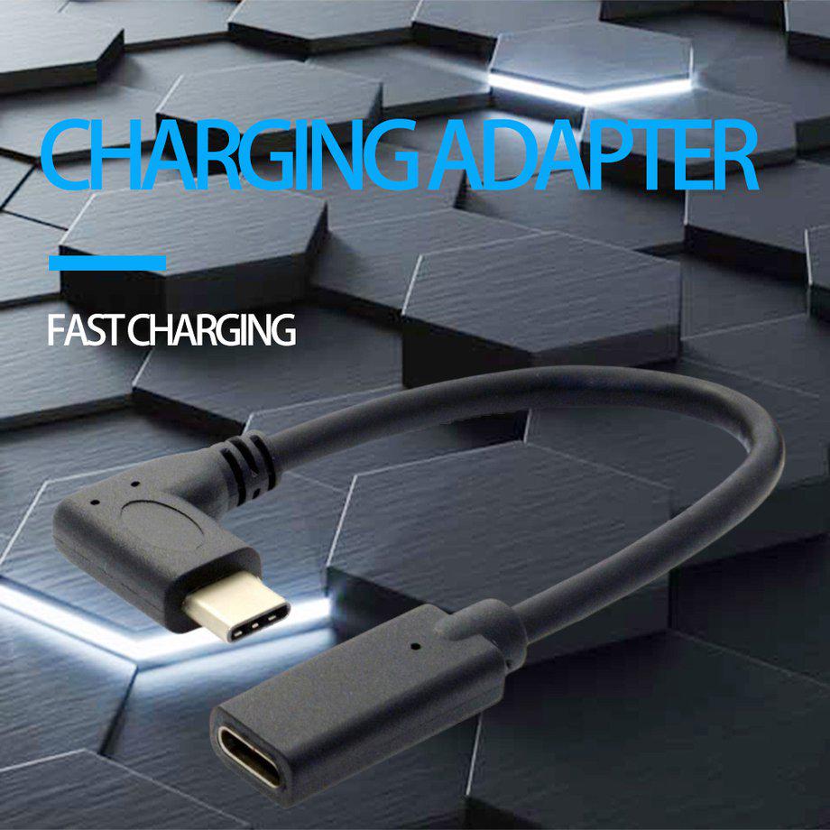 Buy Reversible Design Type C USB 90 Degree Male To USB-C Female ...