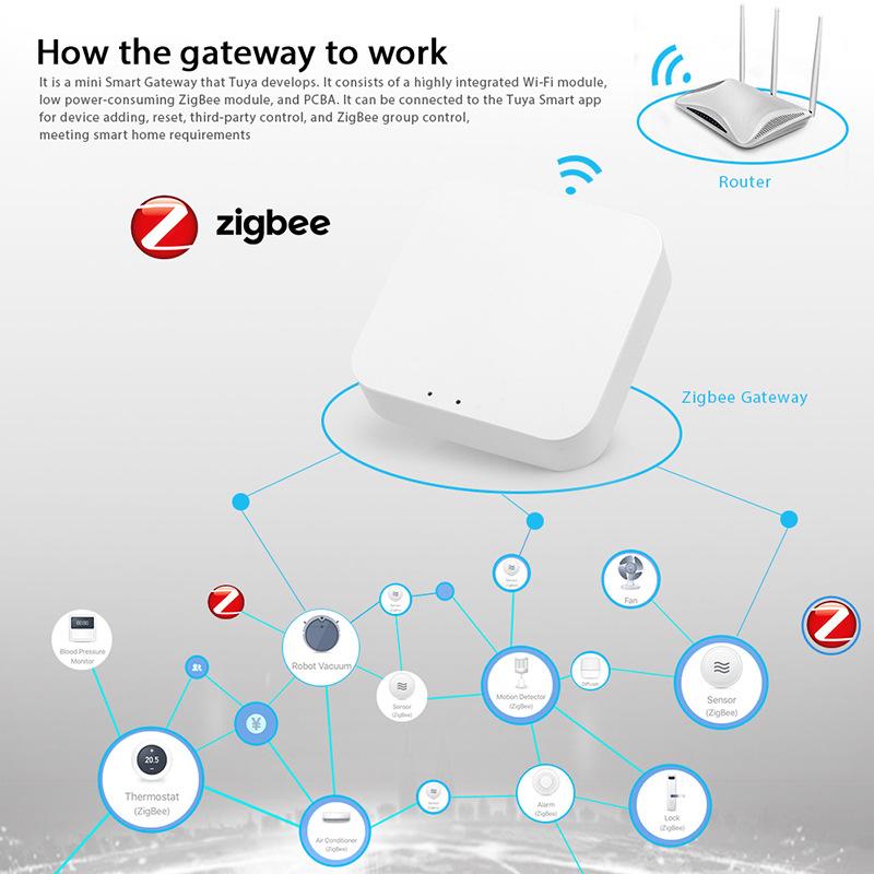 Buy High Quality Tuya Smart ZigBee3.0 Wireless Gateway Central Control ...