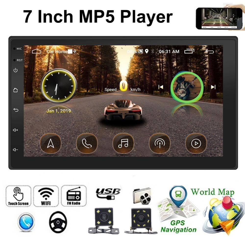 Buy Bluetooth Touch Screen Car MP5 Player In-dash Audio Head Unit GPS ...