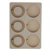 Buy 6Cavity Silicone Aroma Wax Tablet Mold Wax Soap Candle Mould at ...