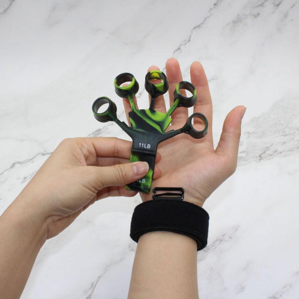 Buy Silicone Wrist Strengthener 5 Finger Finger Gripper Training ...