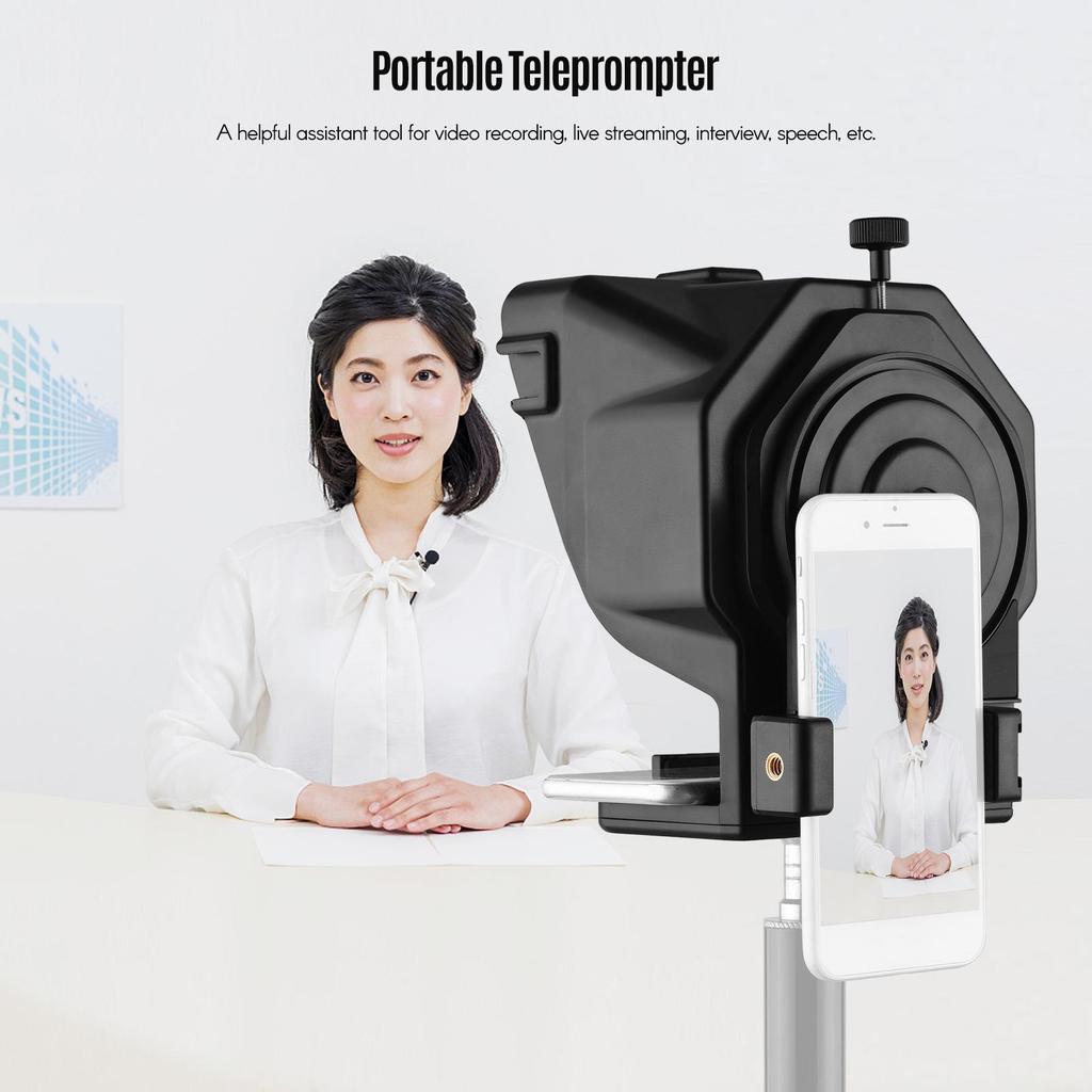 Cheap Andoer Portable Smartphone Teleprompter Prompter with Phone ...