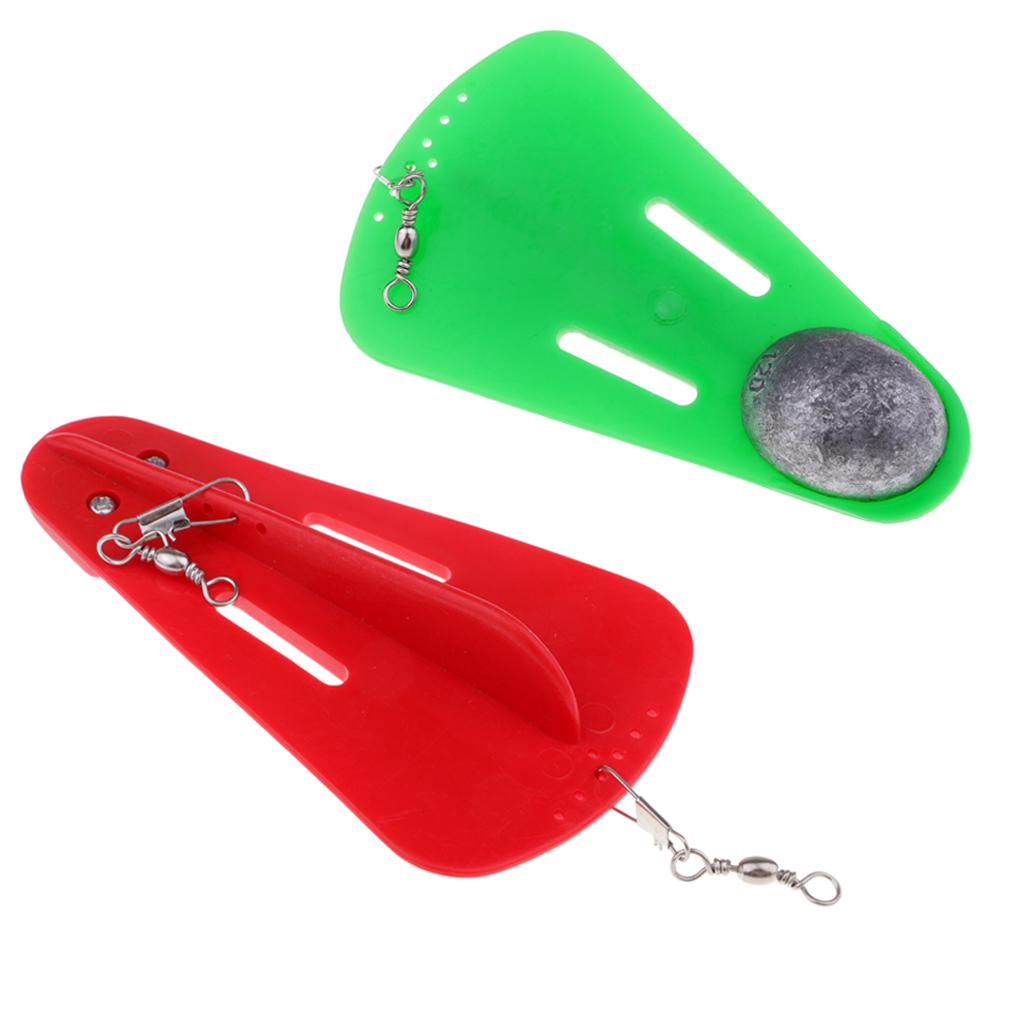 Buy Adjustable Fishing Trolling Diving Paravane Board with Lead Sinker ...