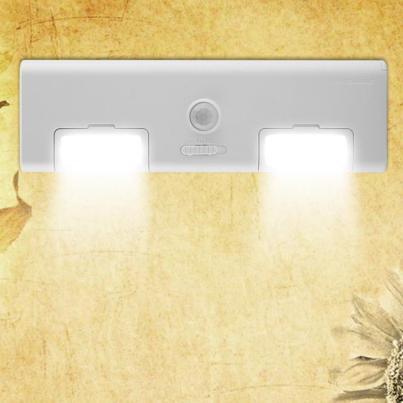 Portable Wireless Motion Sensor Wall Light LED Night Lamp for Hallway ...