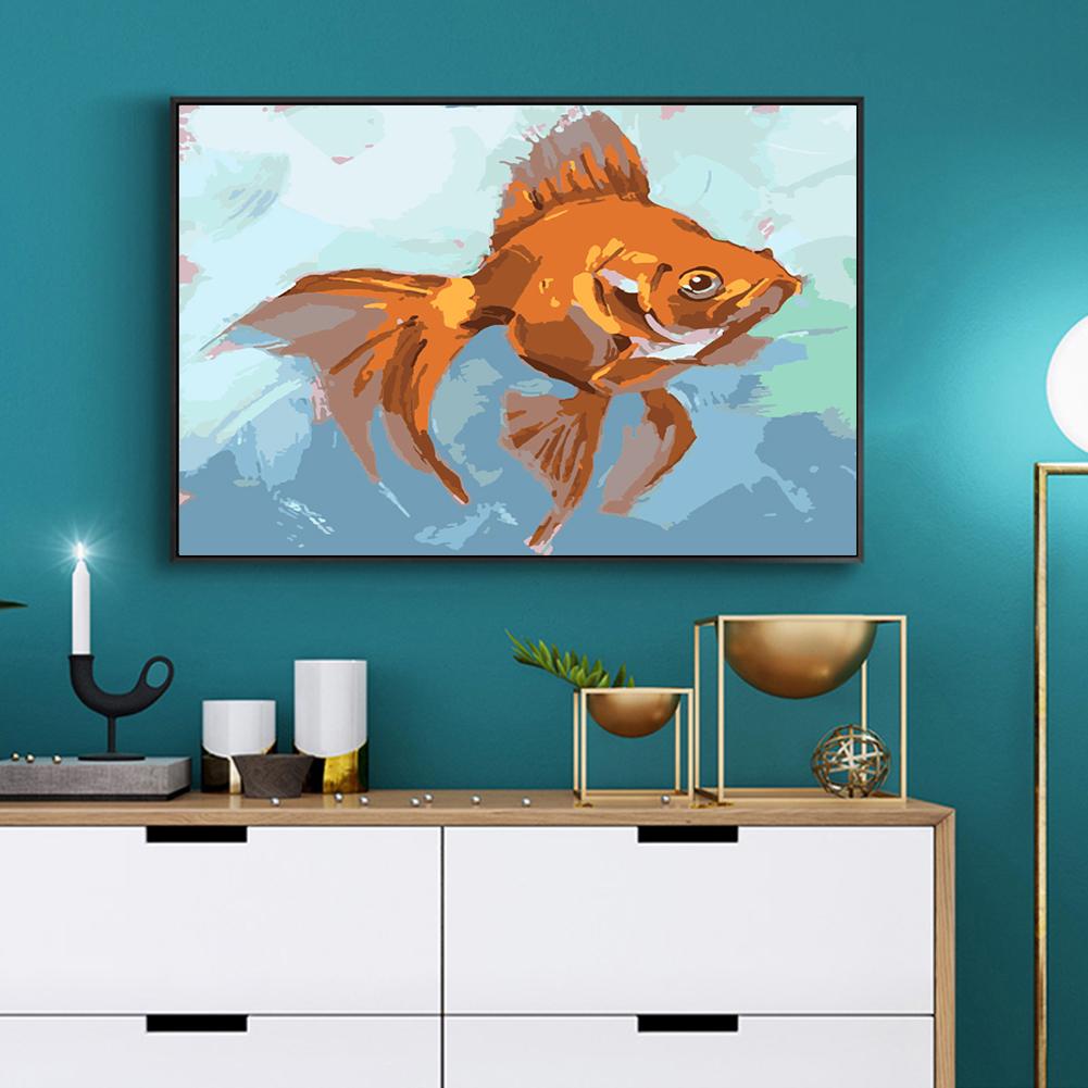 Buy Oil Paint Fish By Numbers Coloring Picture Digital Drawing L378 at ...