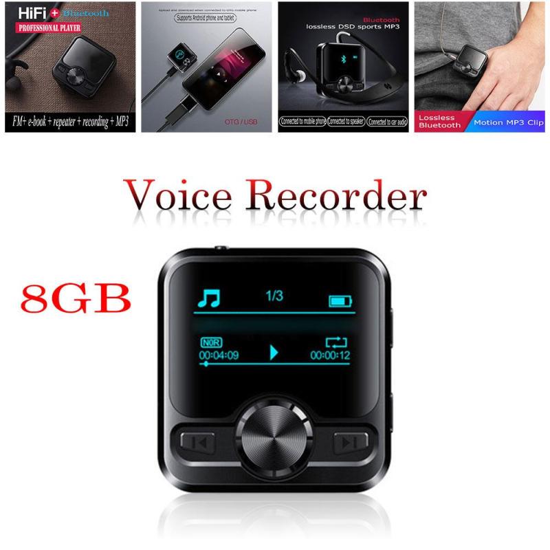 Buy 1.2-inch OLED Color Display M9 HiFi Sports Bluetooth Clip MP3 ...