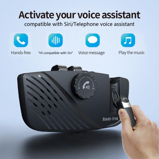 Buy Practical Durable Clear Sound Easy Installation 2 in 1 Sun Visor ...