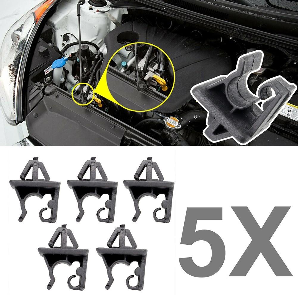 Buy Hood Bonnet Clips Prop Stay Rod Support 5pcs Black at affordable ...