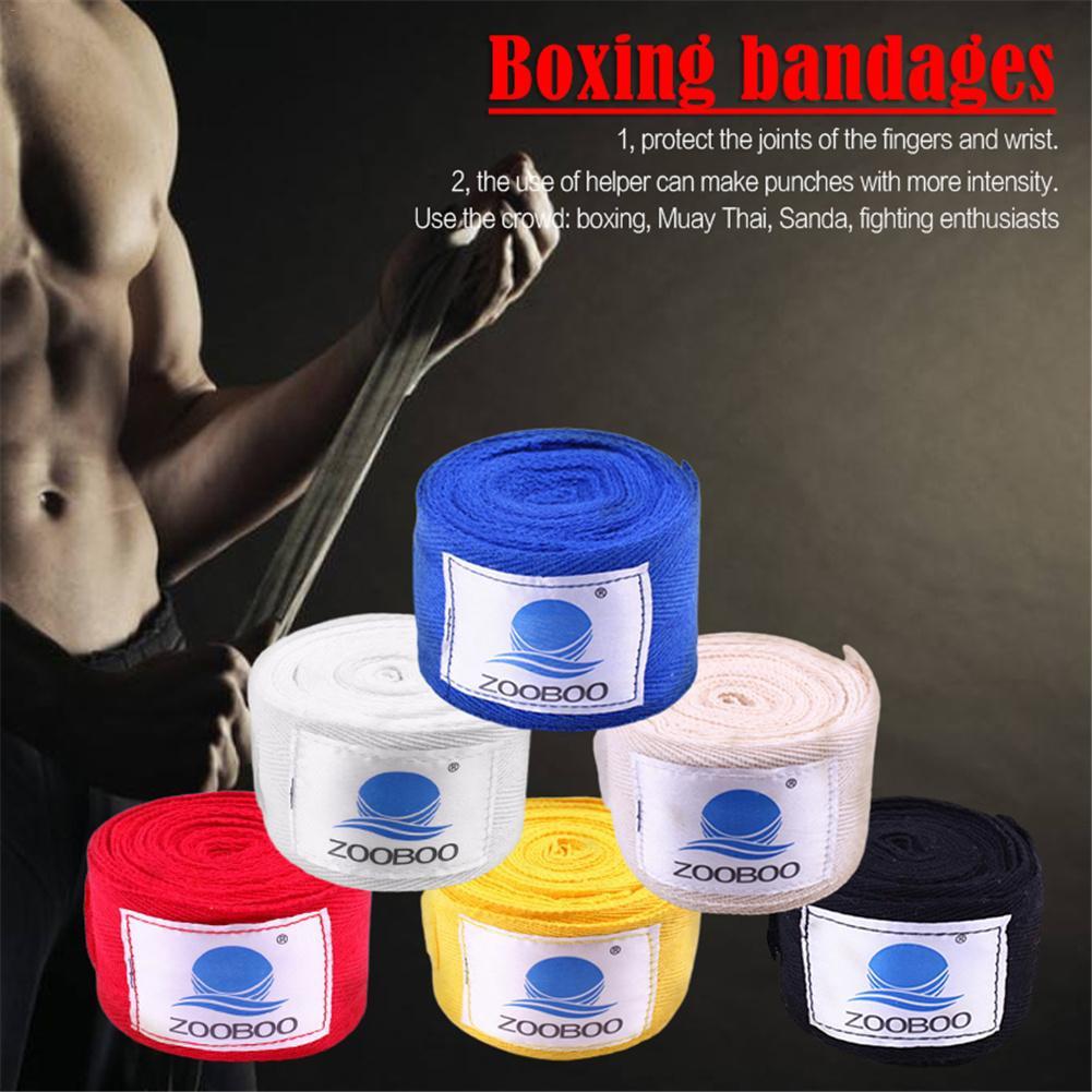 2pcs Bandage Punching Hand Wrap Boxing Gloves Training Wrist Protect ...