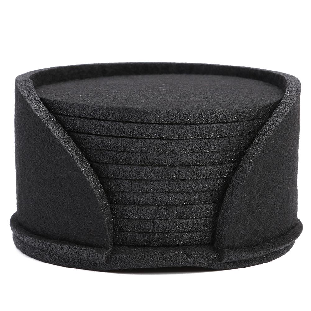 20pcs Round Felt Cup Mats Coasters Heat Resistant Coffee Tea Pad (A ...