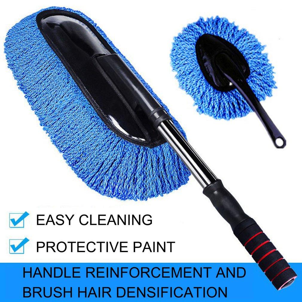 Abeauty Car Duster Blue Small Wax Tow Triangular Brush With ABS Plastic ...