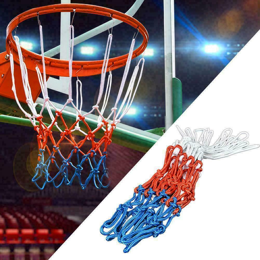 Universal Red White Blue Basketball Net Nylon Goal N8E3 Mesh Rim Q3S2 ...