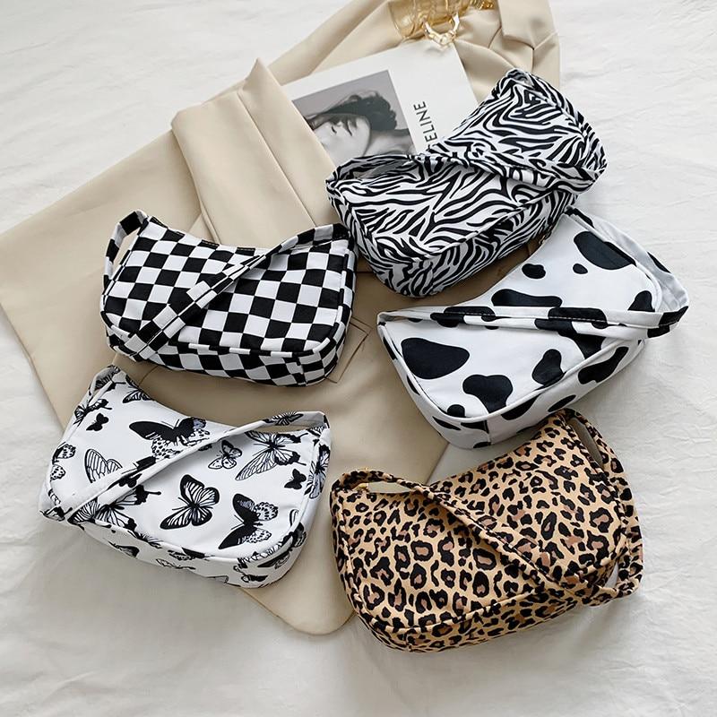 Buy Animal Pattern Print Shopper Bag for Woman Shoulder Underarm Bag ...