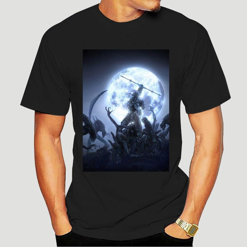 Buy Movie Avp Alien Vs Predator T-Shirt Short Sleeve Alien Avp ...