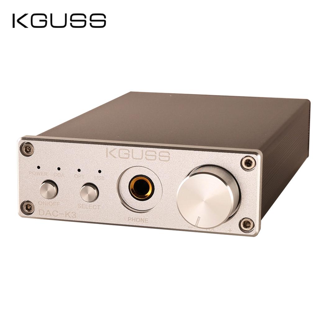 KGUSS DAC-K3 TPA6120 2.0 USB DAC Decoded Audio Headphone Amplifier ...