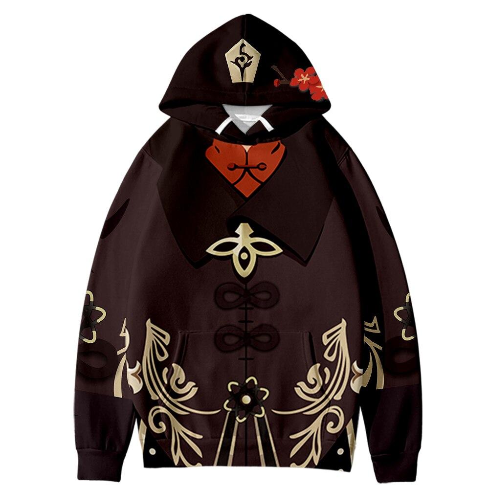 Buy Genshin Impact Cosplay Hoodie Hu Tao Fall Winer Suit Sportswear ...