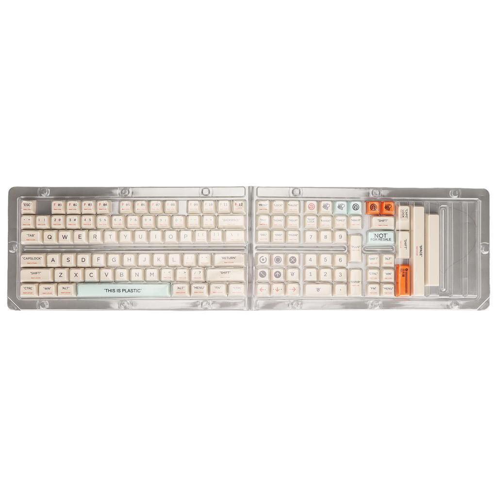 Buy Keyboard Keycaps Orange Blue Beige 128 Keys PBT Theme XDA Height ...