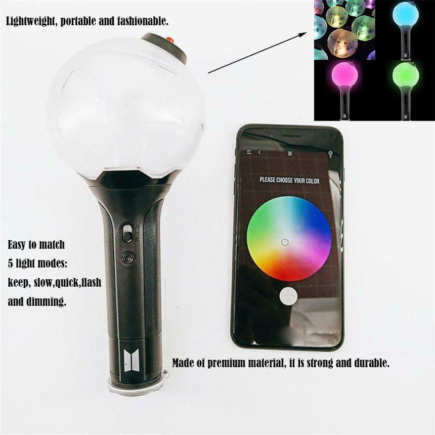 CC KPOP BTS ARMY Bomb Light Stick Version Two Bangtan Boys Concert ...
