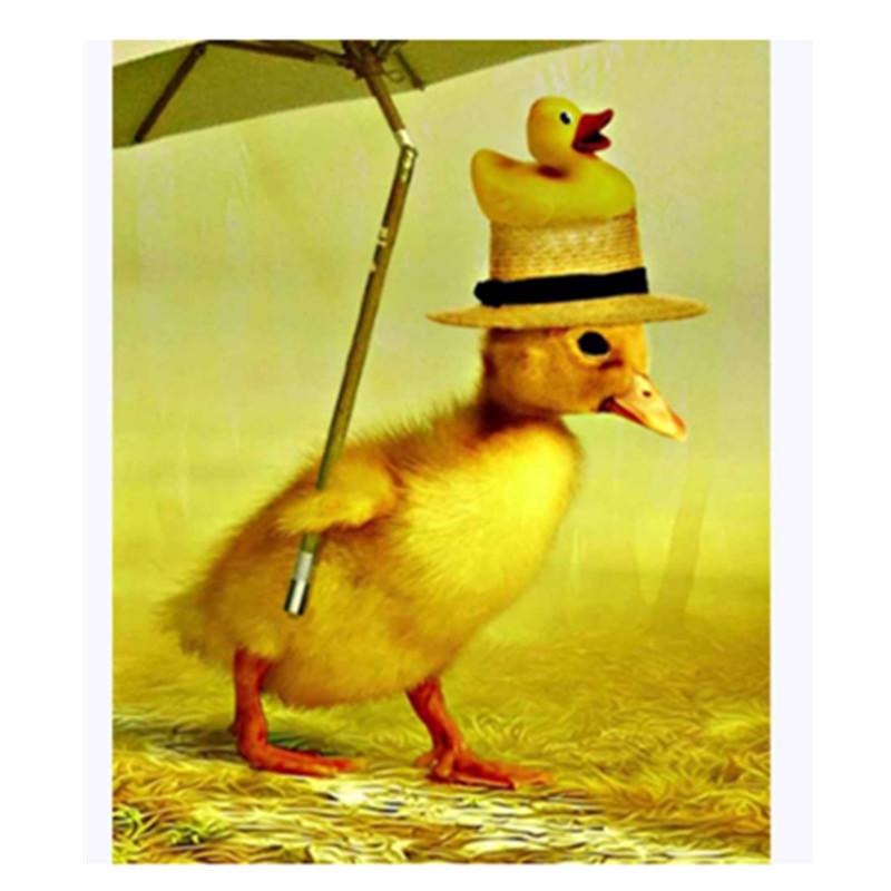 Buy 5D Diy Diamond Painting "Runaway Duck" Wall Art Cross Stitch Home ...
