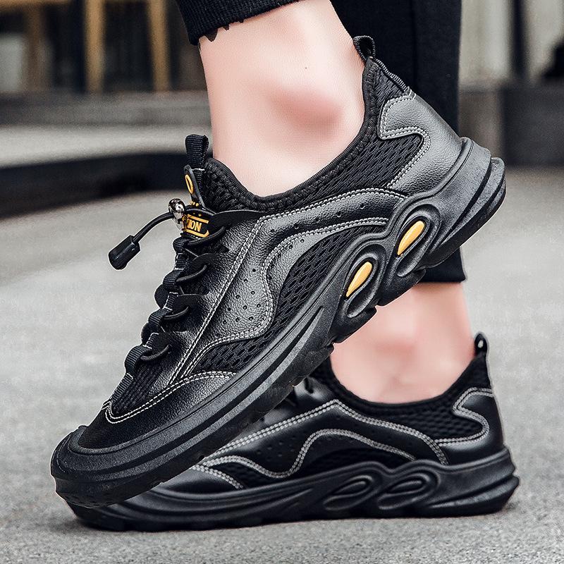 Buy Men's New Trendy Comfortable And Breathable Platform Running ...