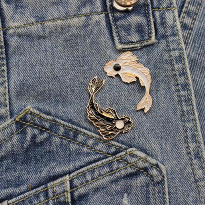 Buy Fish Lovely Brooches Pins Japanese Style Brooch Party Jewelry Gift ...