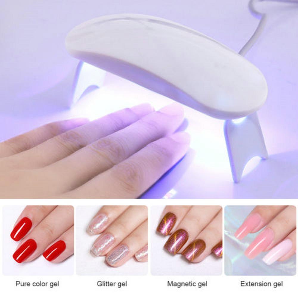 Buy Mini Portable 6W UV LED Lamp USB Charging Gel Polish Curing Machine Nail Dryer at affordable ...