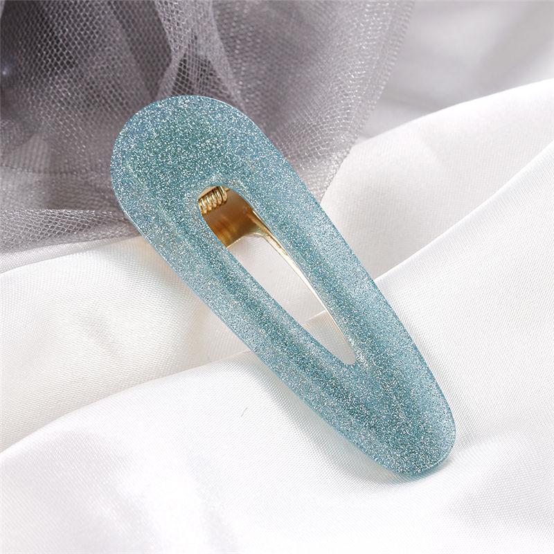 Buy 1PC Women Girl Hairpin Water Drop Hairpin Hair Clip Acrylic Plaid ...