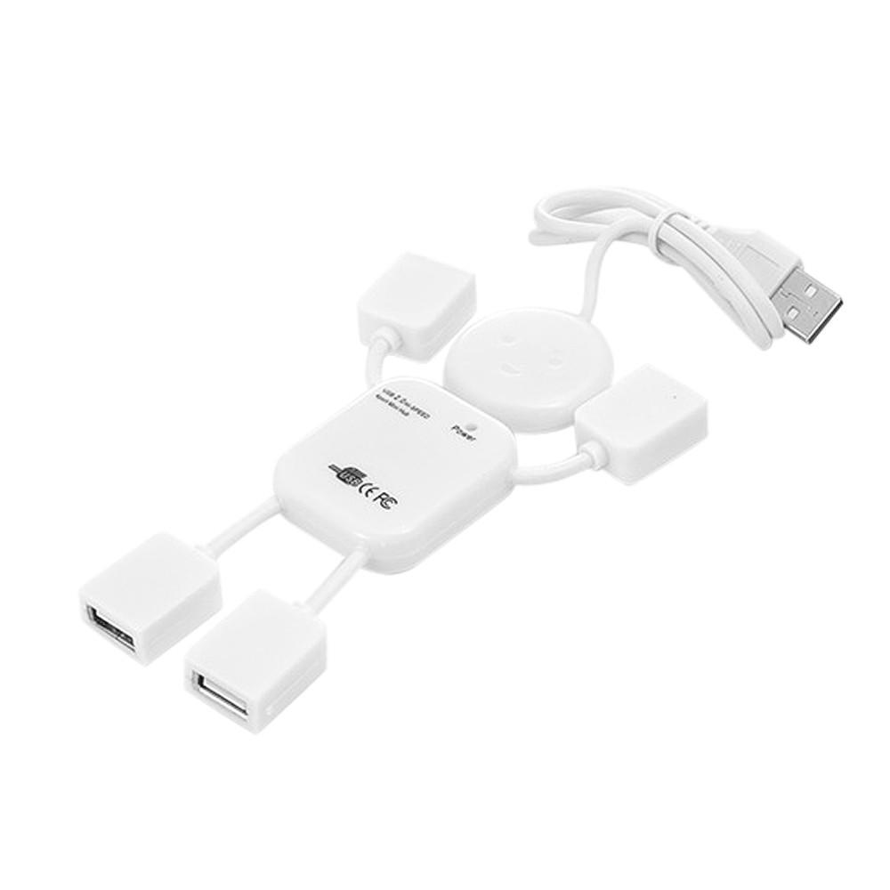 Cheap New 4 Port Hub High-Speed USB 2.0 Humanoid Splitter Cable Adapter ...