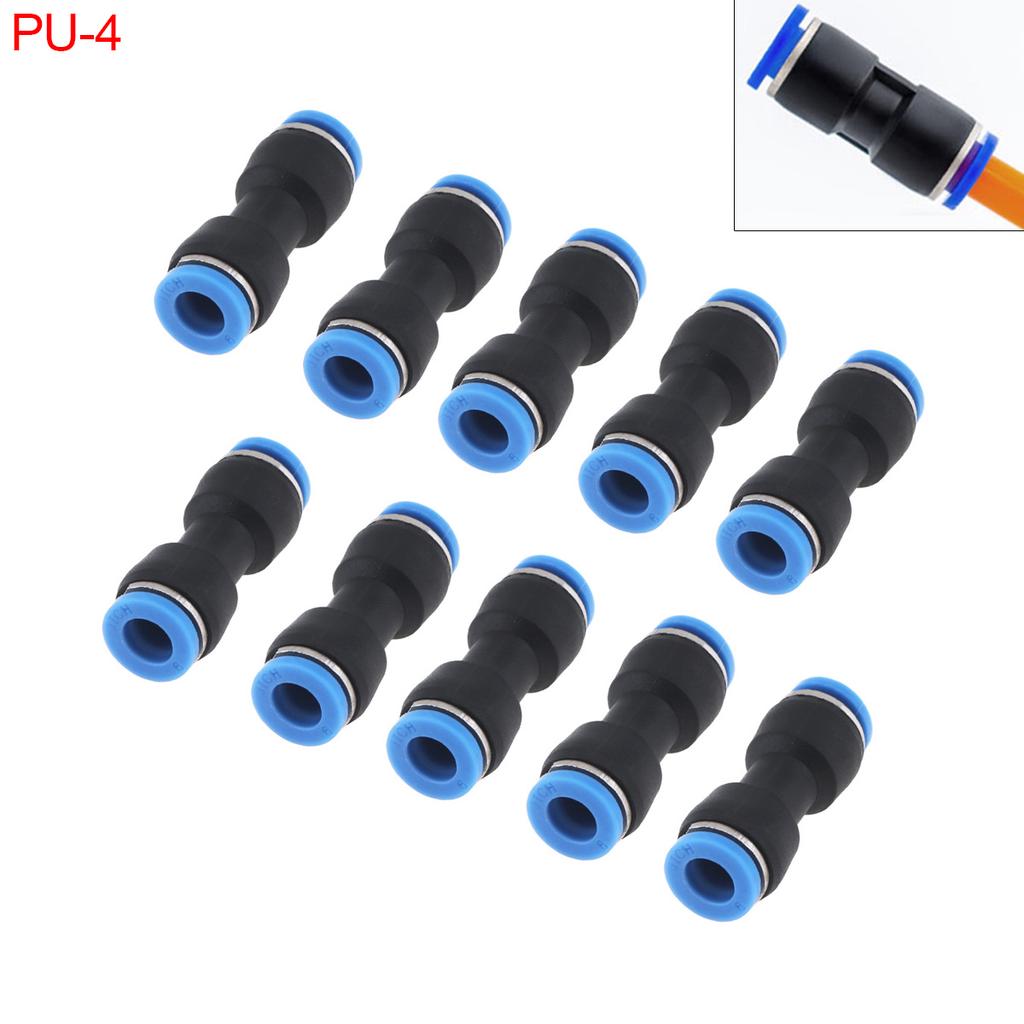 Connecteur pneumatique droit, raccord rapide, Tube d'air 4/6/8/10/12/14/16mm en option, 10 ...