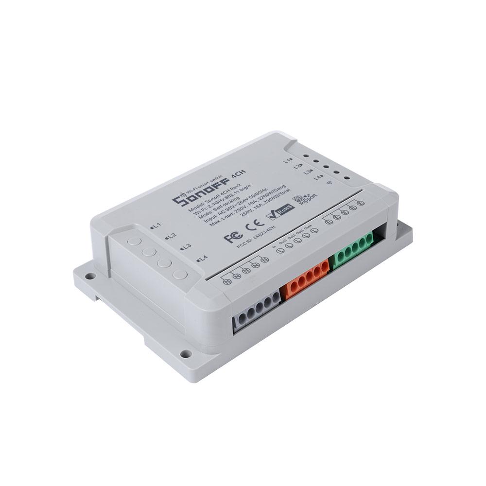 Buy SONOFF 4CH R2 Wireless Wifi Smart Switch 4 Channel DIY Module ...