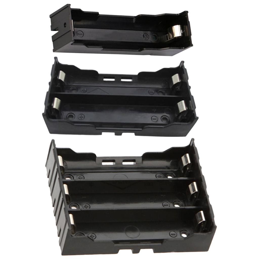 Buy 1 Piece Plastic Battery Box Storage Box for 18650 Rechargeable 3.7V ...