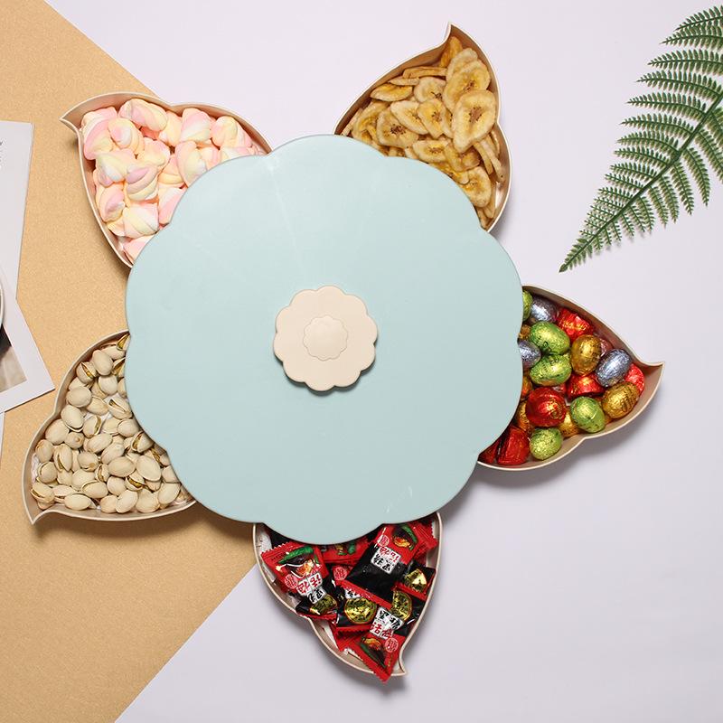 Buy Rotating Candy Box Dried Fruit Box Home Living Room Fruit Box ...